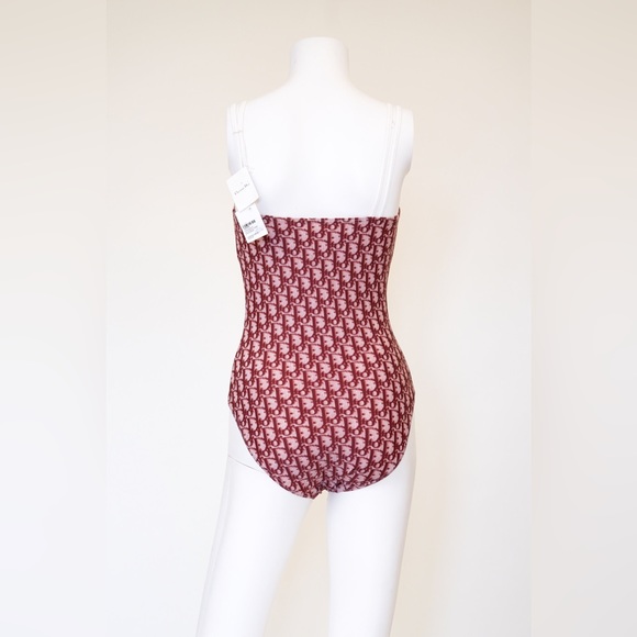 Dior | Swim | Christian Dior Red Monogram No2 Onepiece Swimsuit | Poshmark